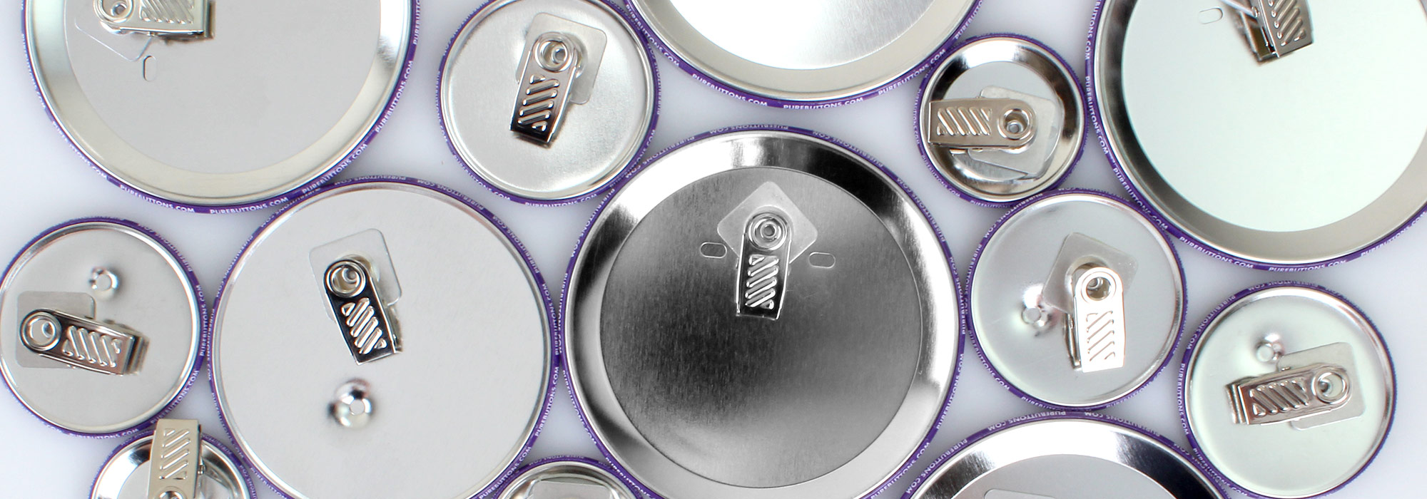 Bulldog Clip Buttons - Custom Buttons | PureButtons