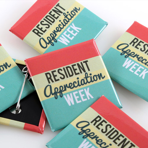 Custom Square Buttons | Pure Buttons