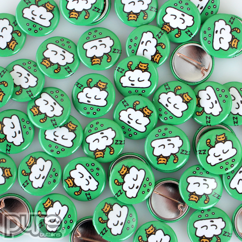 Designer Buttons | Artist Buttons | Clothing Label Button Samples