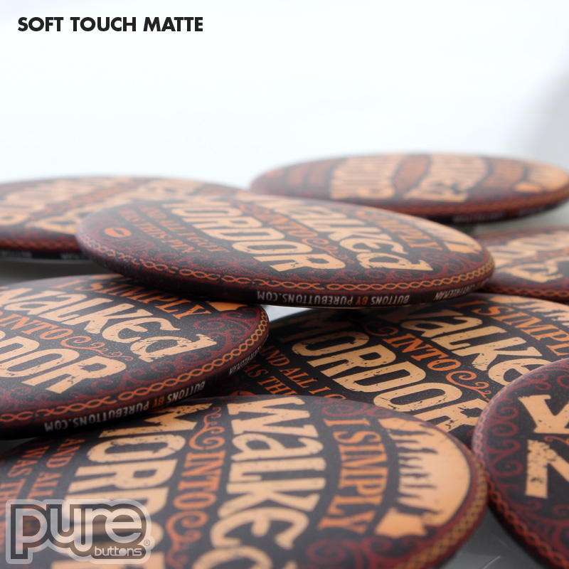 Soft Touch Matte Finish - Colors are Lightened by this Finish