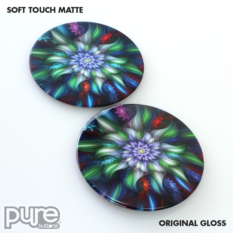 Soft Touch Matte Finish - Colors are Lightened by this Finish