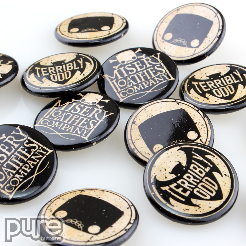 Designer Buttons | Artist Buttons | Clothing Label Button Samples
