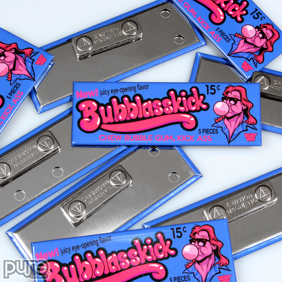 Clothing Magnet Samples | Pinless Custom Buttons