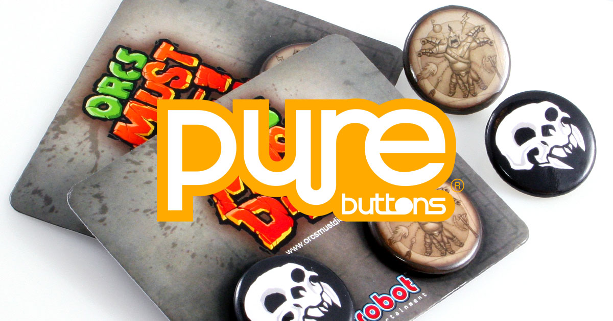 Two (2) Custom Button Packs | 2 Button Pins Per Pack