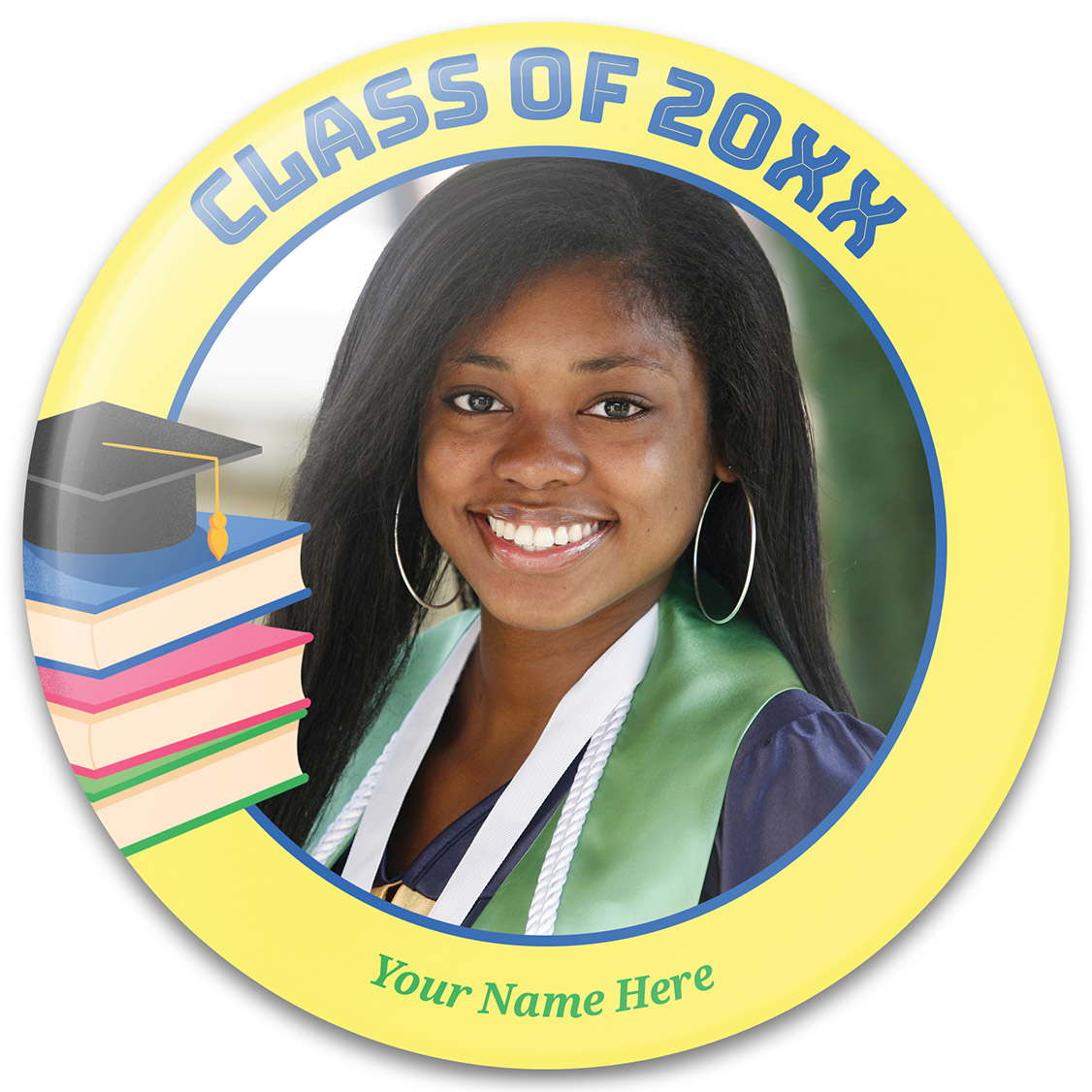 Bookworm Grad Graduation Photo Frame | Graduation Party Favors