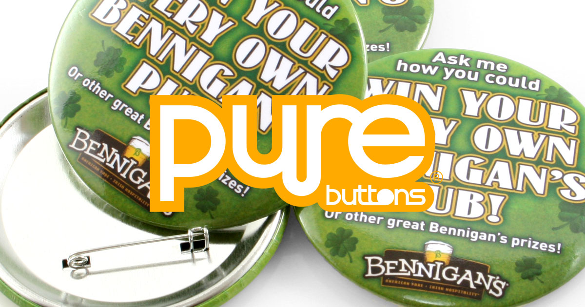 Food and Drink Button Samples | Restaurant and Food Service Buttons
