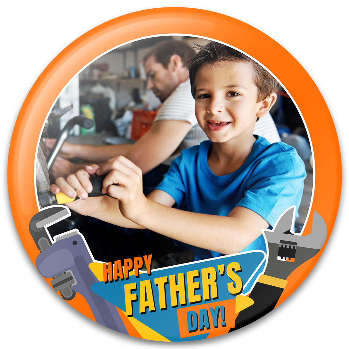 Handyman Father's Day Photo Gift Design - PureButtons