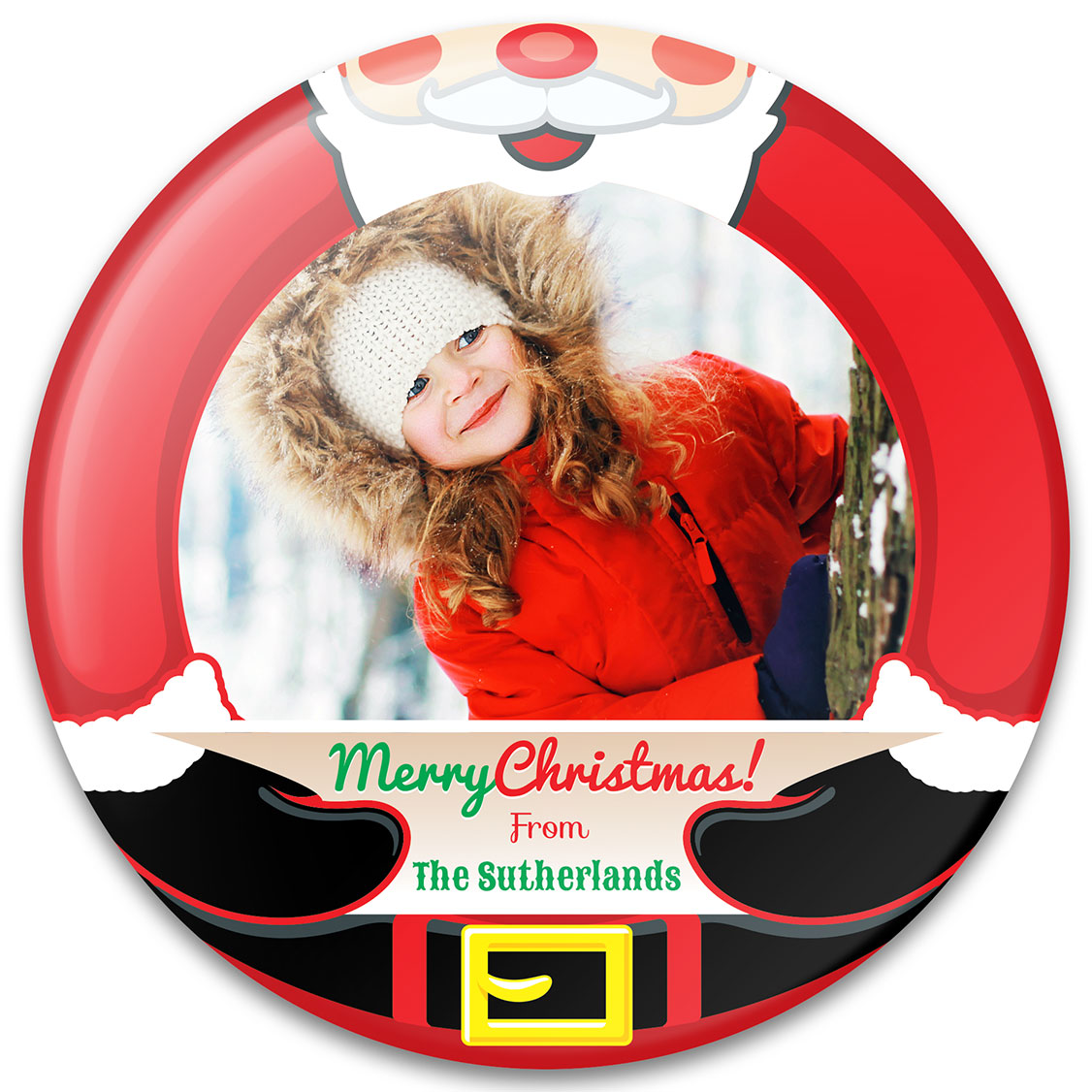 Santa Hug Photo Gift Design - Christmas Gift Ideas - PureButtons