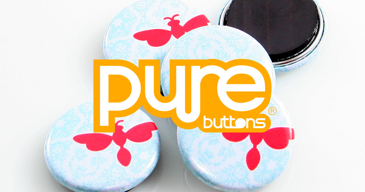 1" Custom Round Fridge Magnets | Pure Buttons