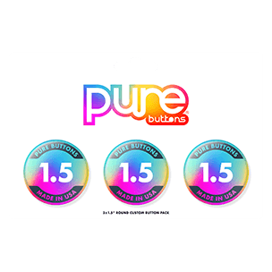 Triple Button Packs | 1.5" Custom Buttons