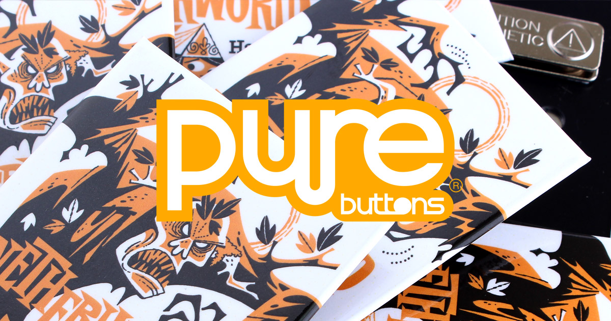 Custom Rectangle Clothing Magnets | Pure Buttons