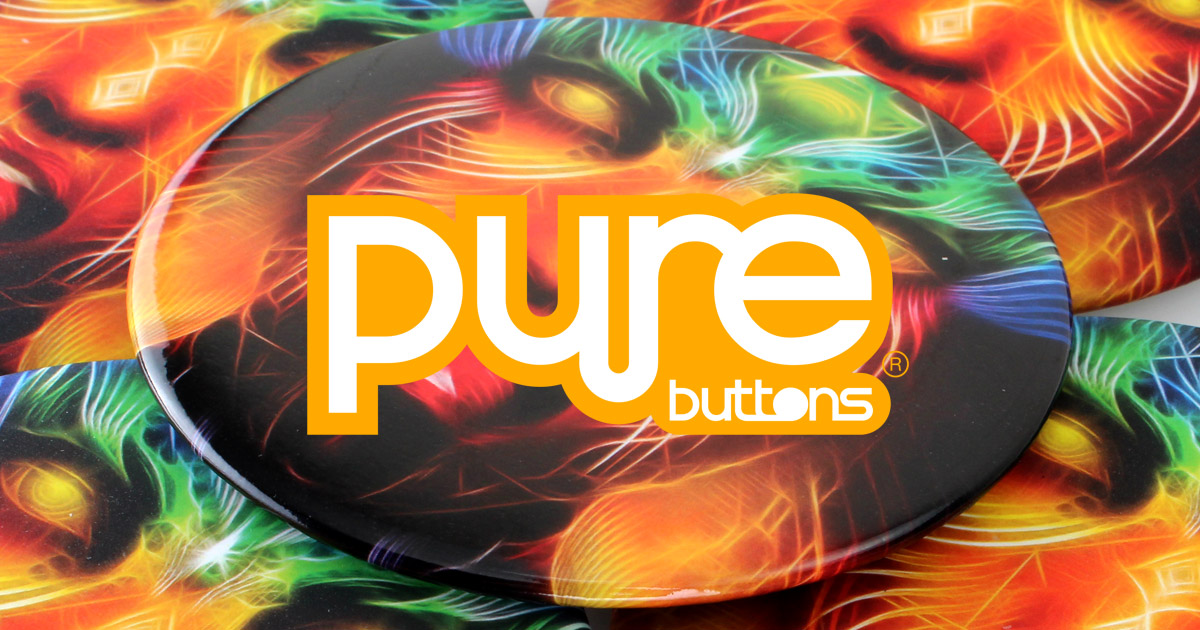 3.5" Round Custom Buttons