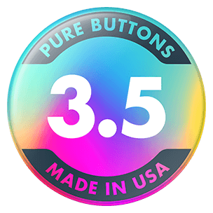 3.5" Round Custom Buttons