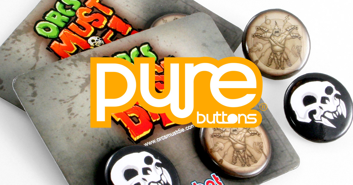 Custom Button Packs | Two 1" Round Buttons