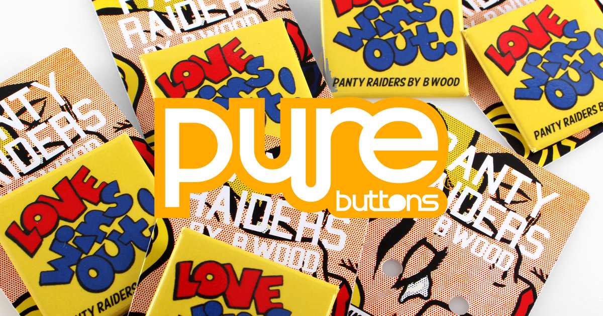 1.5" Square Custom Button Packs | Pure Buttons - Custom Buttons