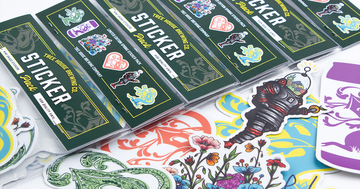 Custom Sticker Packs | Retail Ready Sticker Packaging