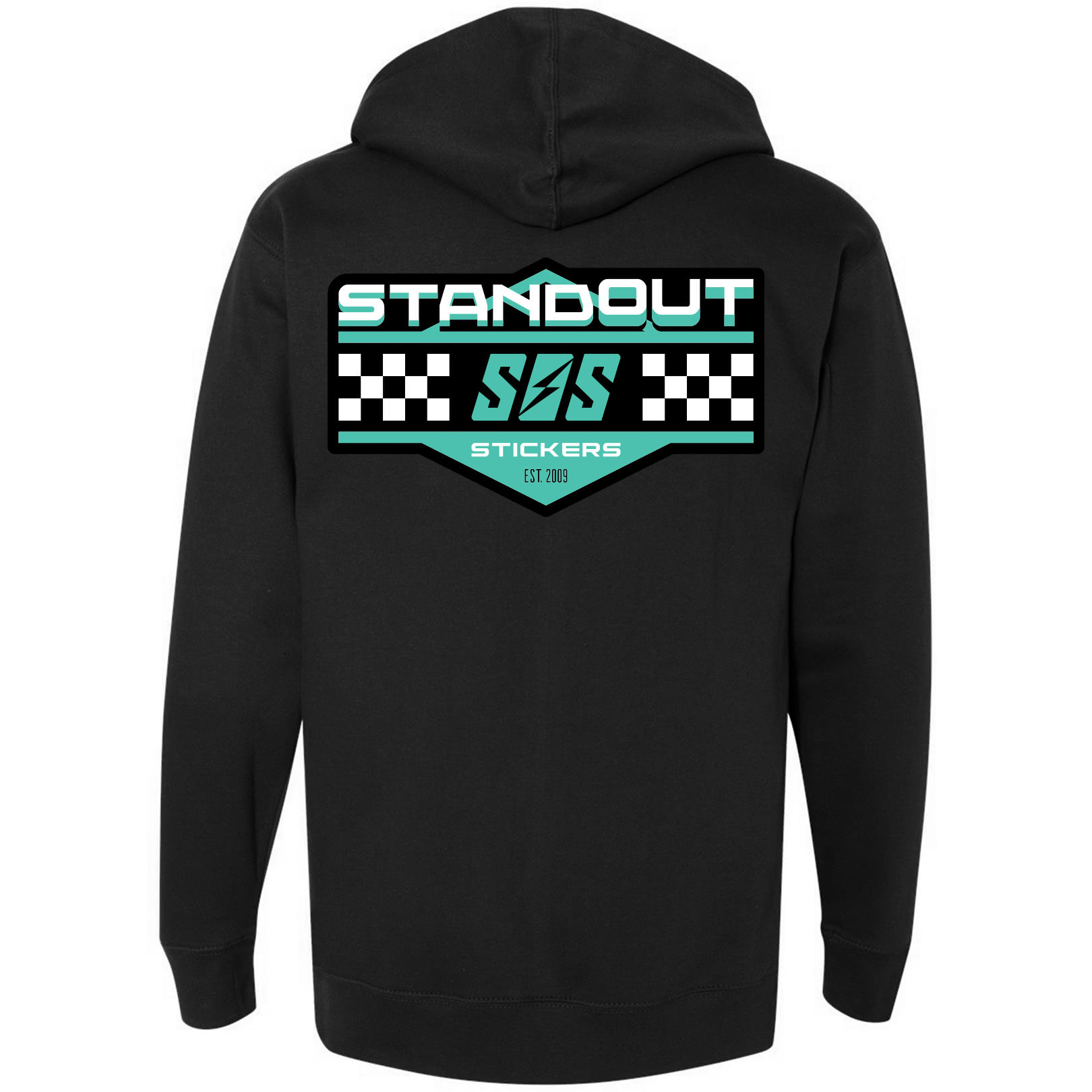 SOS Racing Hoodie (Black) | Pure Buttons Apparel