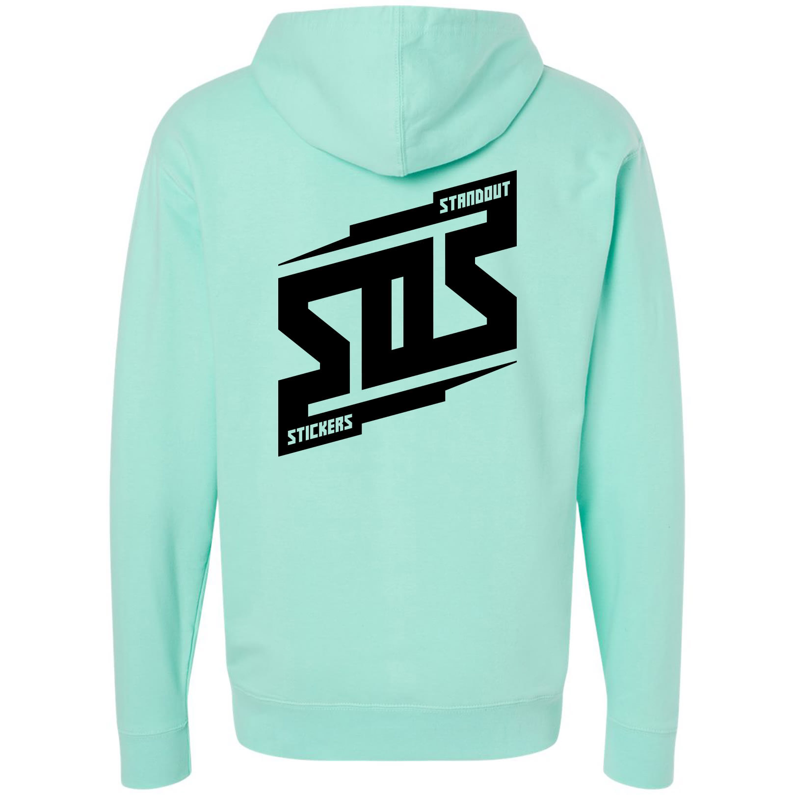 SOS Bolt Hoodie (Mint) | Pure Buttons Apparel