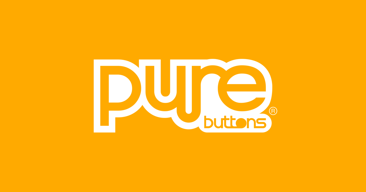 1" Square x 1 Button Packs | PureButtons