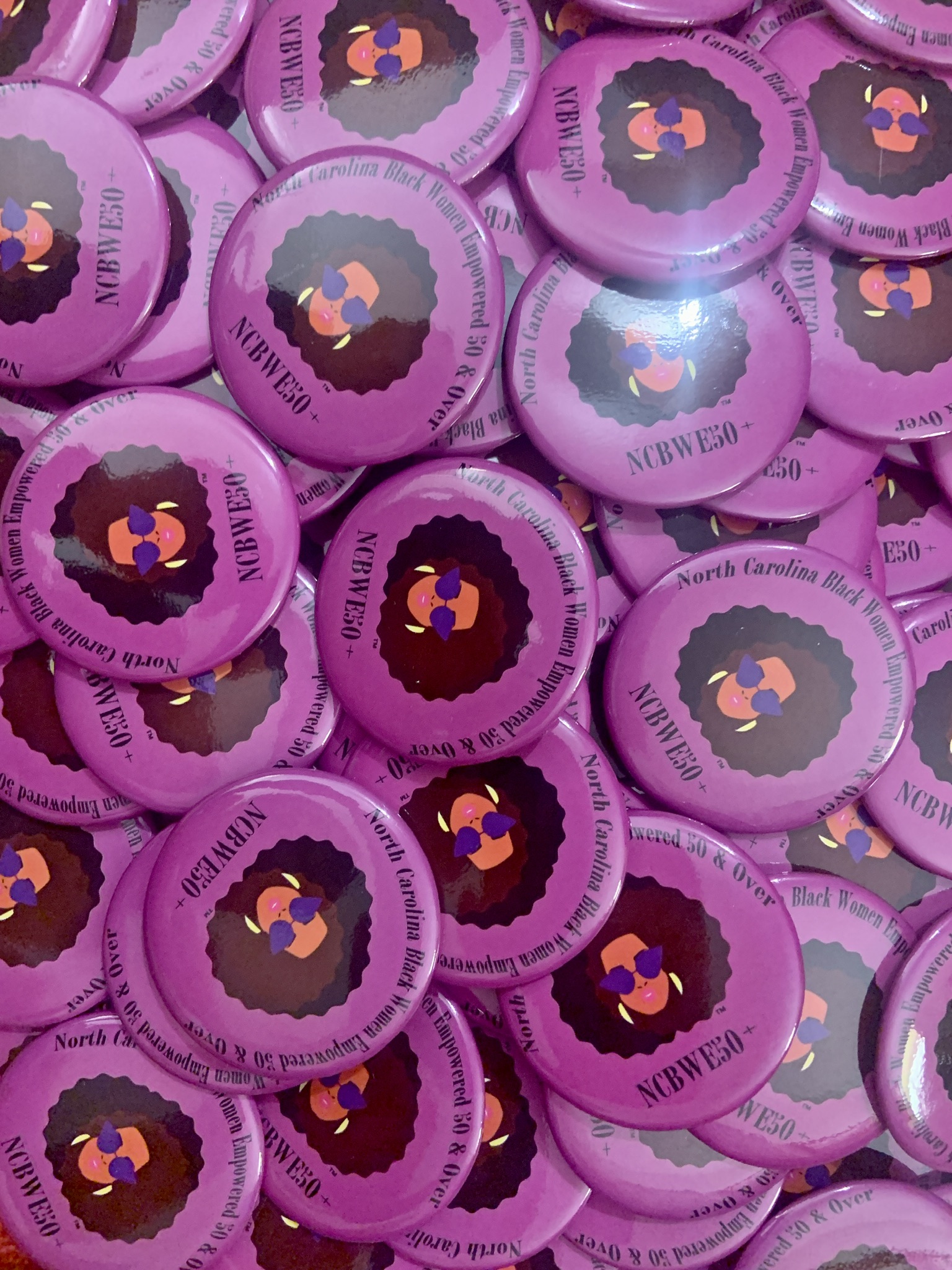 2.25" Round Custom Buttons - Order Now at Pure Buttons