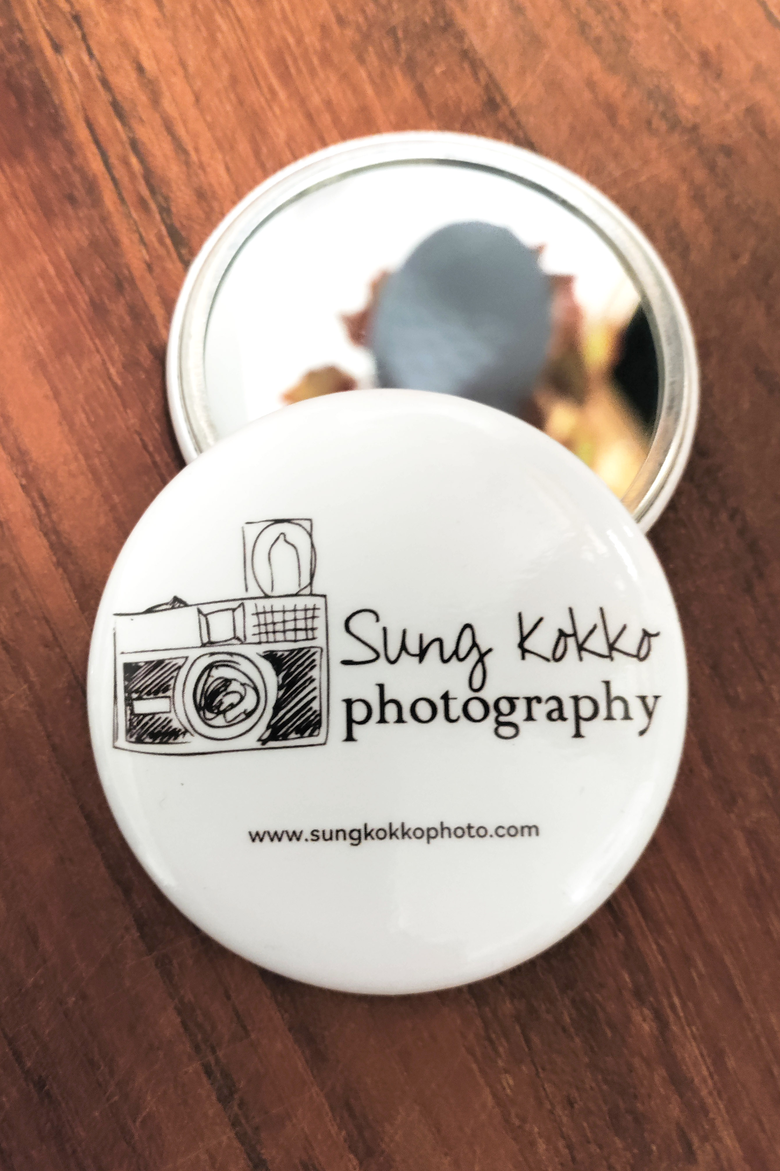 2.25" Round Custom Mirror | Pure Buttons - Custom Buttons