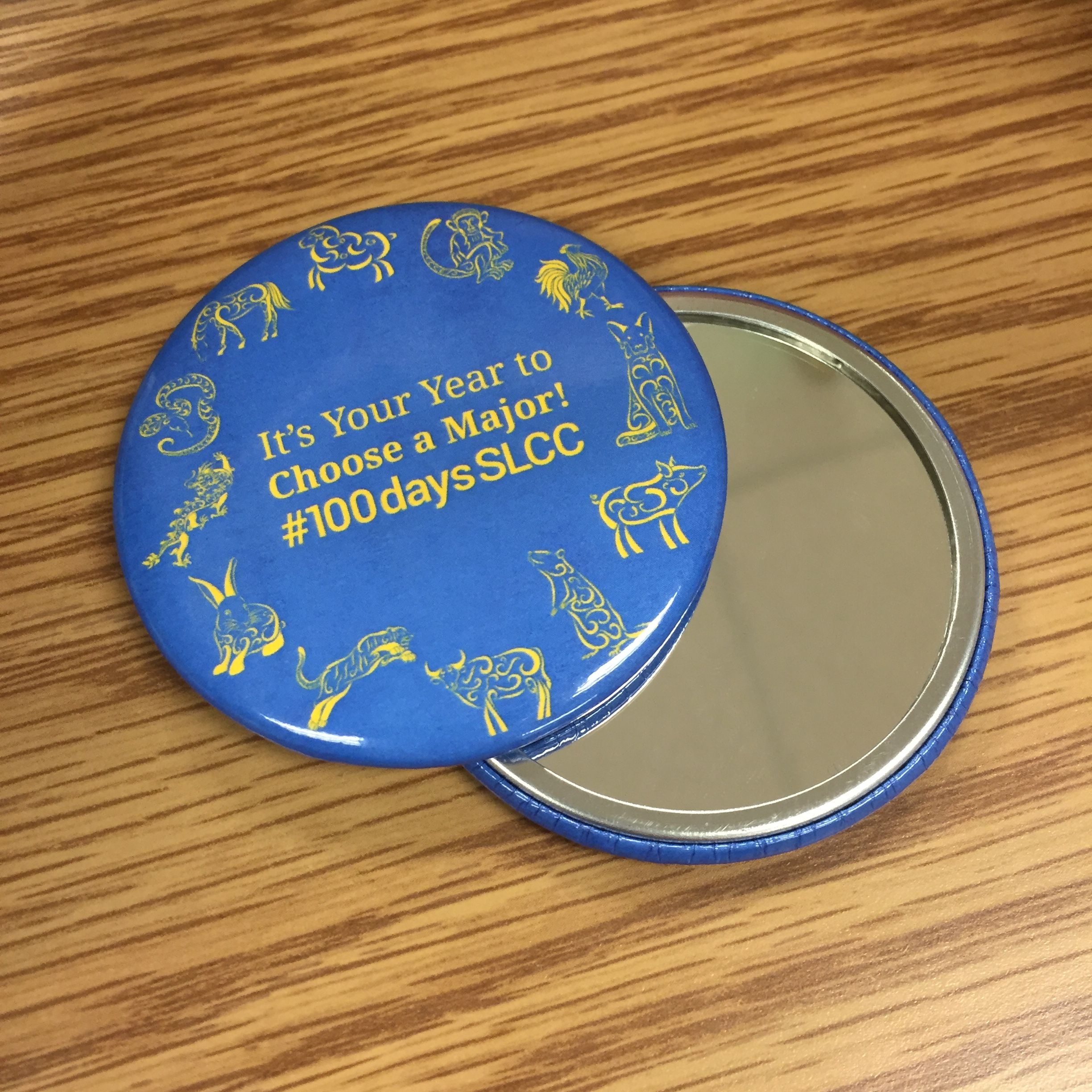 2.25" Round Custom Mirror | Pure Buttons - Custom Buttons