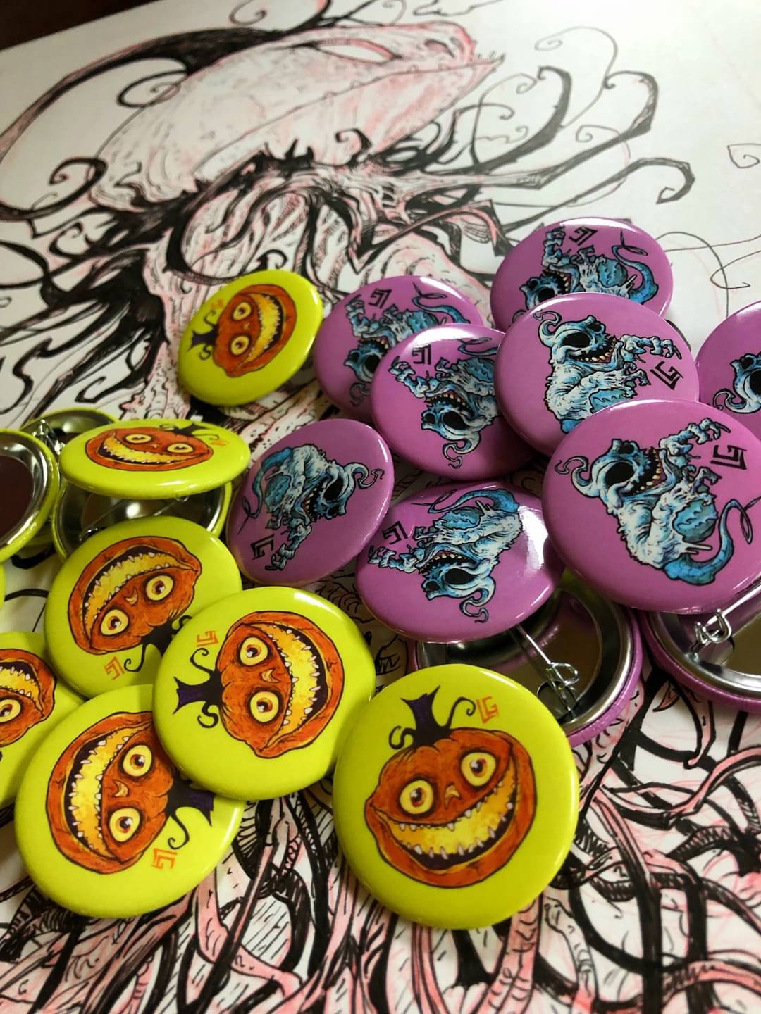 Order Custom Buttons - 19 Button Sizes: Round, Square, Rectangle, Oval